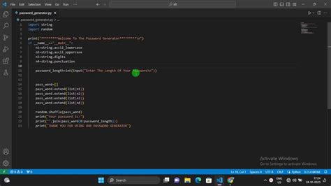 Finished My Fourth Python Project A Password Generator Kritish