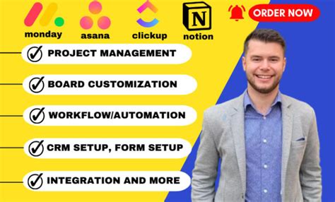 Be Your Monday Monday Crm Asana Trello Clickup Notion Virtual Assistant By Adam