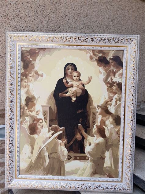 Художня картина акриловими фарбами Марія Ісус Янголи 8 000 грн Живопис Івано Франківськ на Olx