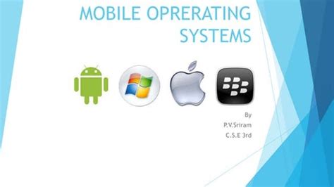 Mobile Operating System Ppt