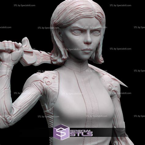 Alita 3d Model Standing From Battle Angel Specialstl