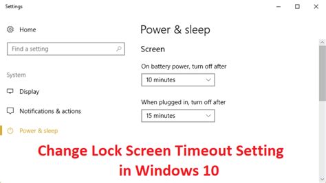 Change Lock Screen Timeout Setting In Windows TechCult