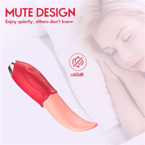 10 Triltongclitoris Stimulatie Vibrator Nuppel Clitoris Tongue Likken
