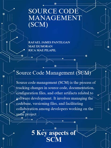 Source Code Management Pdf Version Control Software Development