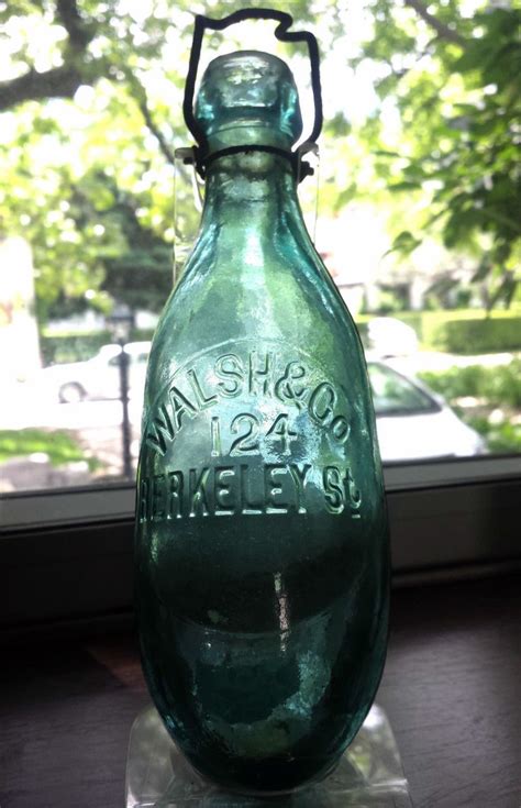 J James Eves Toronto 1866 1867 Nectar Cream Squat Soda Water Bottle