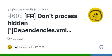 Fr Dont Process Hidden Dependenciesxml Files · Issue 608