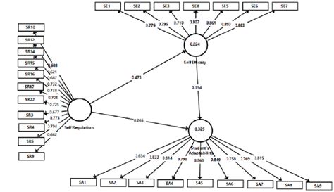 Pls Path Model With Factor Loadings Path Coefficient And Coefficient Download Scientific