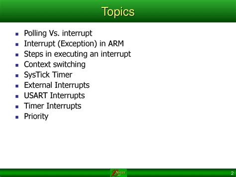 Interrupt In Stm32f10x Arm Sepehr Naimi Ppt Download