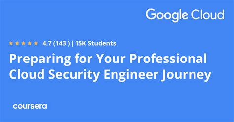 Preparing For Your Professional Cloud Security Engineer Journey Coursera