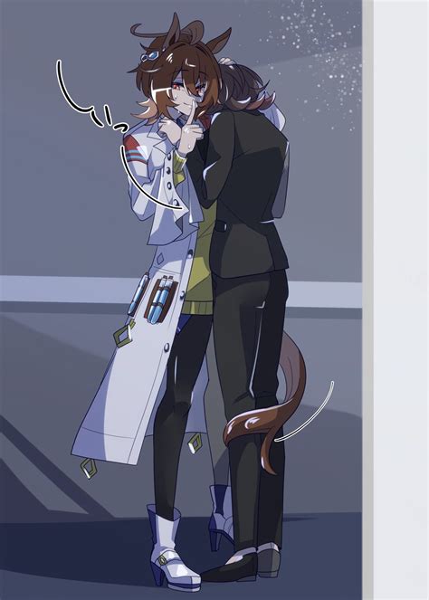 Trainer Agnes Tachyon And Female Trainer Umamusume Drawn By