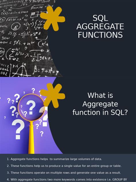 Group By Aggregate Functions Pdf