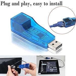 Technotech USB To LAN Adapter USB 2 0 To Fast RJ45 Ethernet 10 100 Mbps Network Card For