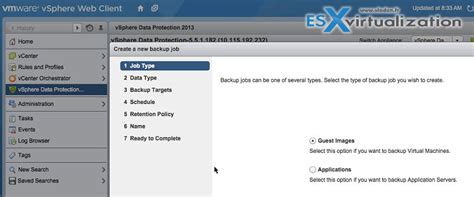 Vmware Vdp 55 And Vdp Advanced With A Dr For Vdp Esx Virtualization