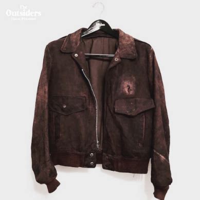 Dallas Winstons Jacket From The Outsiders Dallas Winston Brown