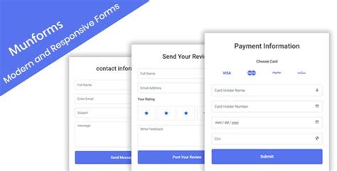 Munform Modern And Responsive Bootstrap Forms Code Market