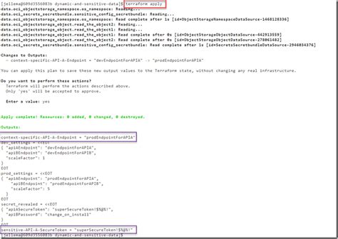 dynamic configuration of terraform plans and stacks in oracle cloud