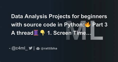 Data Analysis Projects For Beginners With Source Code In Python🔥 Part