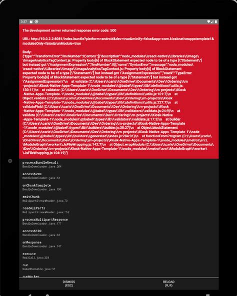 Property Body 6 Of Blockstatement Expected Node To Be Of A Type Statement But Instead Got