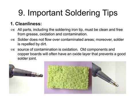 Basic Soldering Techniques PPT