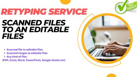 Convert Scanned File To An Editable Files Sheet Or Pptx By Atharaliafridid Fiverr