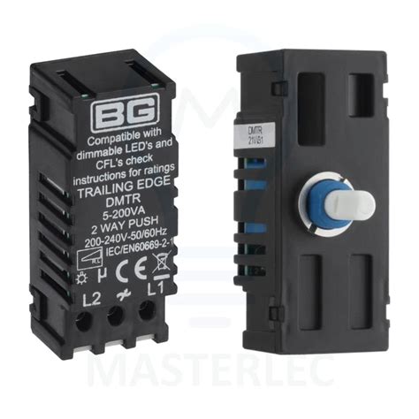 Bg Dmtr Trailing Edge Led Dimmer Module 2 Way Push On Off Replacement — Masterlec
