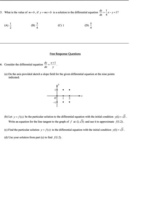 Separable Differential Equations Revisiontown