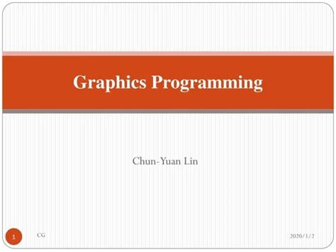 Ppt Graphics Programming Powerpoint Presentation Free Download Id2384755
