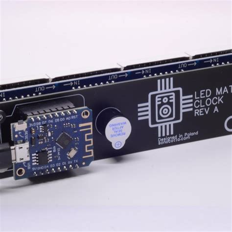 DIY ESP Led Matrix Clock Kit Hackaday Io