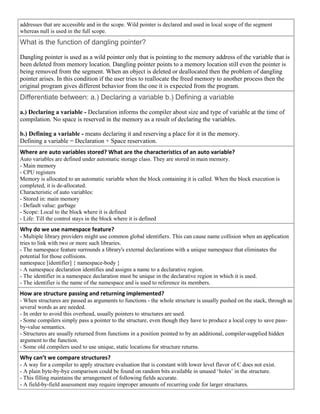 C Question PDF