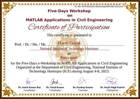 Matlab Hands On Experience Harsh Goyal