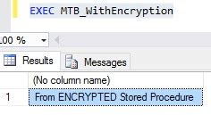 Encrypting Stored Procedure View Function In Sql Server My Tec Bits