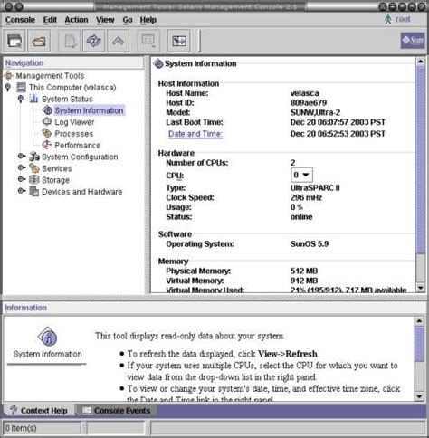 getting the solaris management console to run remotely network admin