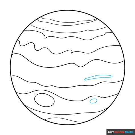 How To Draw Jupiter Really Easy Drawing Tutorial