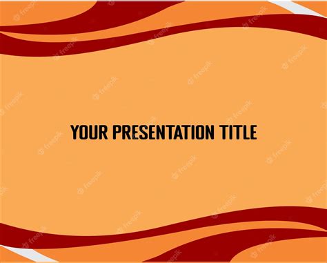 Premium Vector Powerpoint Template Design Vector