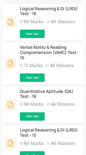 Cat Mock Test 2025 Online Full Series Free Available