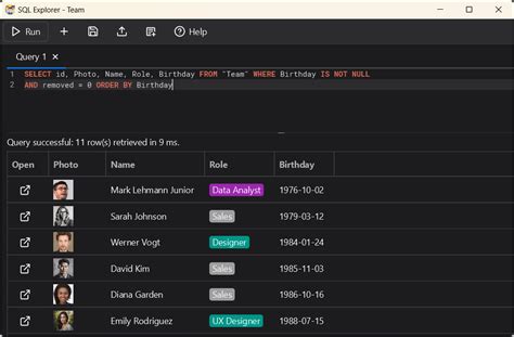 Sql Explorer Memento Database Help