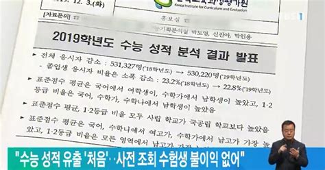수능 성적 유출 처음사전 조회 수험생 불이익 없어