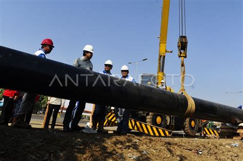 PEMASANGAN PIPA PERTAMINA GAS ANTARA Foto