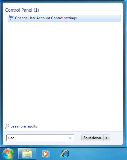 Enhanced User Account Control Uac In Windows 7