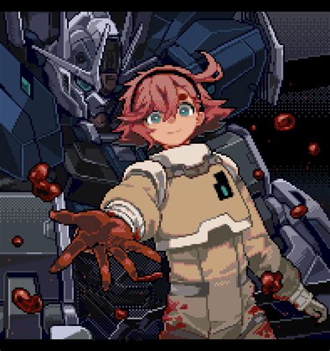 Suletta Mercury And Gundam Aerial Rebuild Gundam And 1 More Drawn By