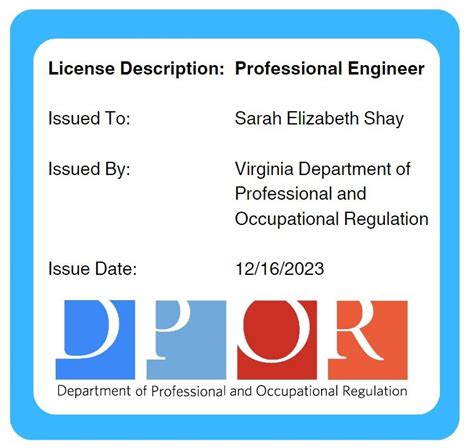 I Am Thrilled To Announce That I Have Earned My Professional Engineering License I Am Grateful