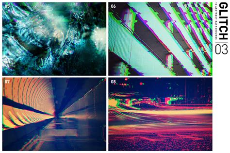 Glitch Abstract Backgrounds On Behance