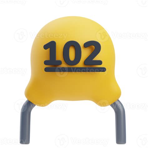 3d Electrical Capacitor Component For Circuits 51797529 Png