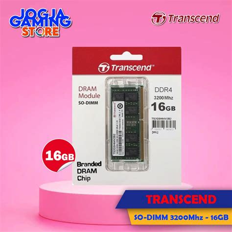 Transcend Jetram So Dimm 16gb Ddr4 3200 Mhz Sodimm Shopee Thailand