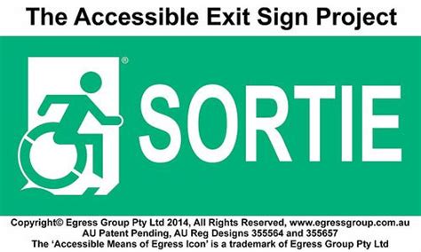 Accessible Exit Sign Project