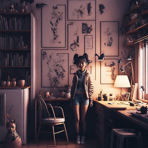 Download Ai Generated Girl Room Royalty Free Stock Illustration