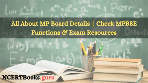 MP Board Full Details About MPBSE Syllabus Exam Pattern Textbooks