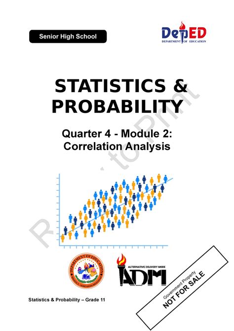 Stat Prob Q Mod Correlation Analysis V STATISTICS PROBABILITY Quarter Module