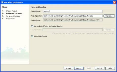 Application Using Jax Rpc