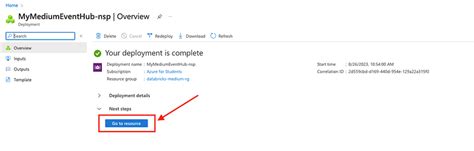 building a streaming data pipeline using azure event hub stream